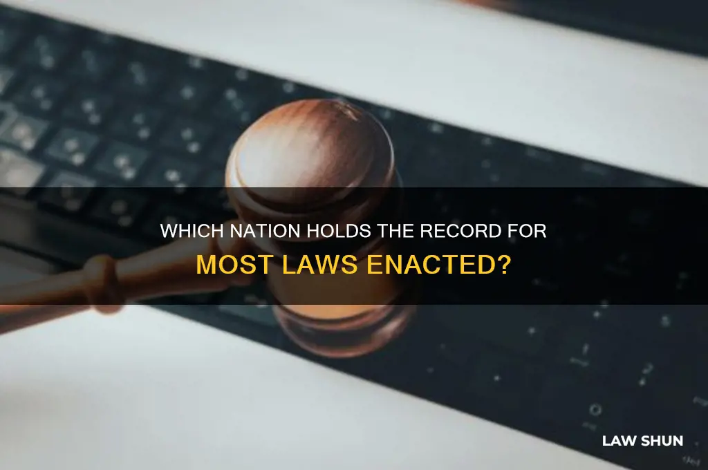 Which Nation Holds The Record For Most Laws Enacted? | LawShun
