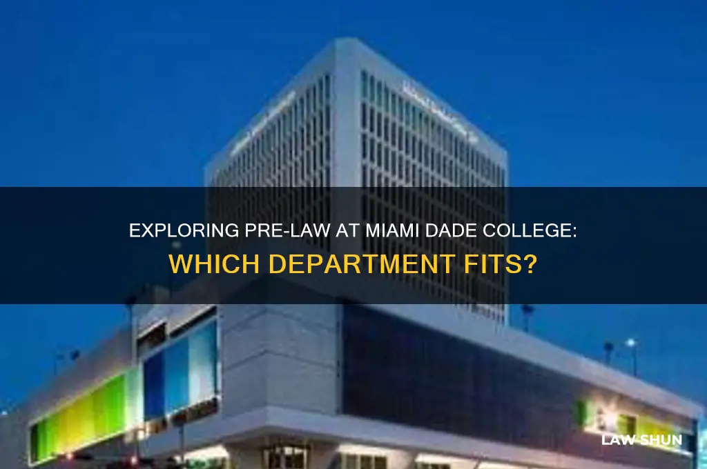 Exploring Pre-Law At Miami Dade College: Which Department Fits? | LawShun