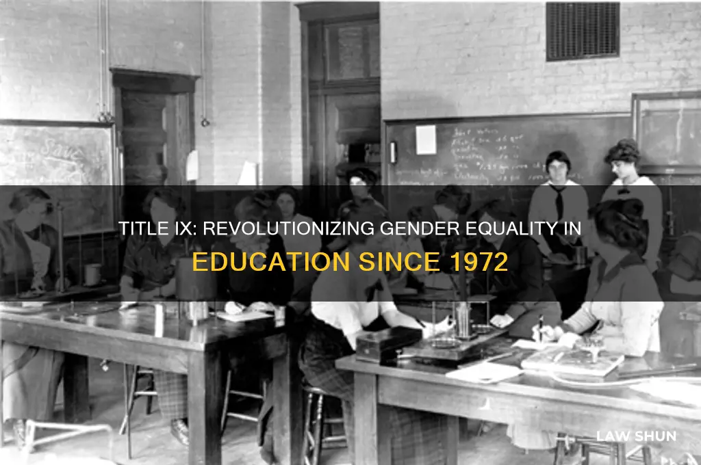 Title Ix: Revolutionizing Gender Equality In Education Since 1972 | LawShun