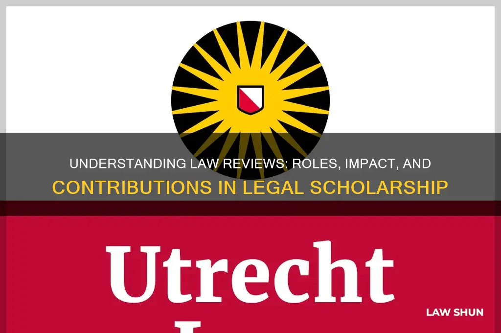 Understanding Law Reviews: Roles, Impact, And Contributions In Legal ...