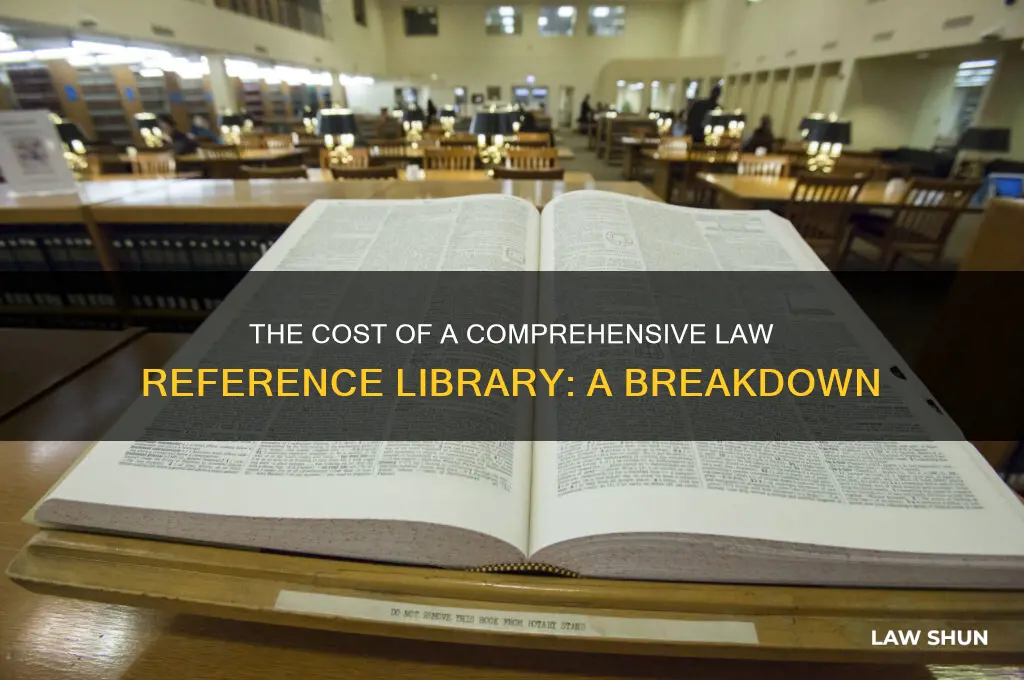 The Cost Of A Comprehensive Law Reference Library: A Breakdown | LawShun