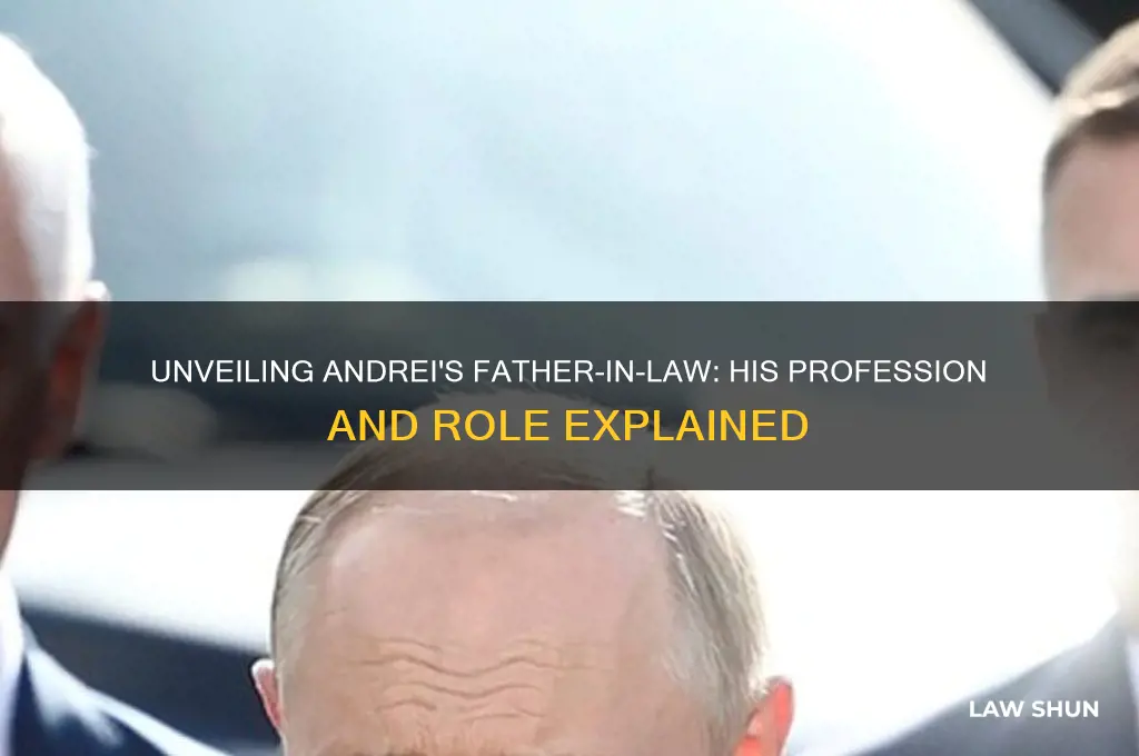 Unveiling Andrei's Father-In-Law: His Profession And Role Explained ...