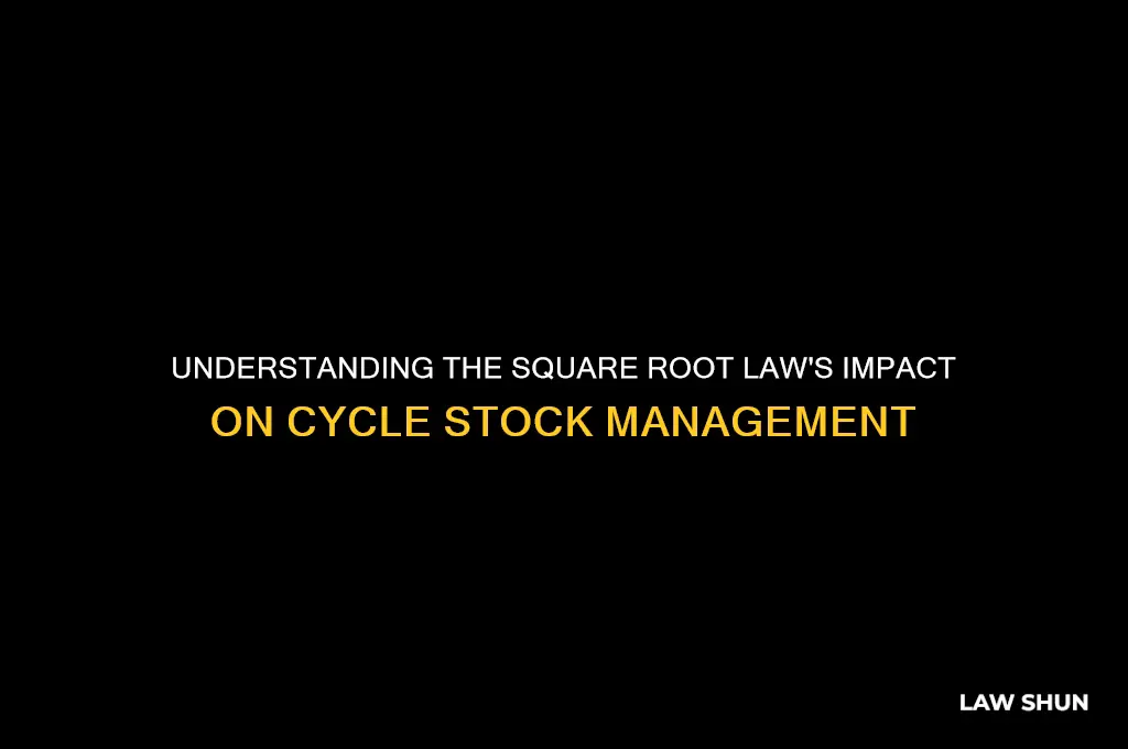 Understanding The Square Root Law's Impact On Cycle Stock Management ...