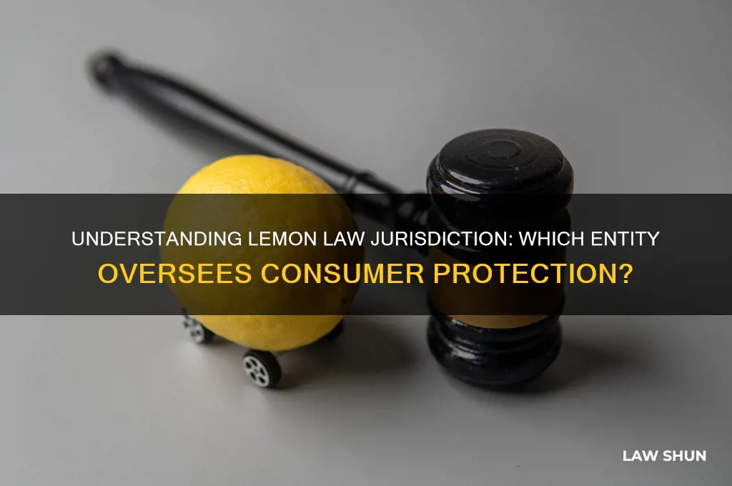 Understanding Lemon Law Jurisdiction: Which Entity Oversees Consumer ...