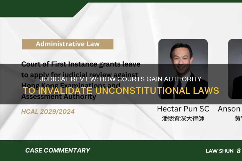 Judicial Review: How Courts Gain Authority To Invalidate ...
