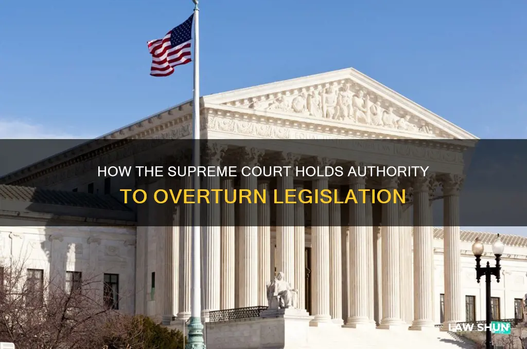 How The Supreme Court Holds Authority To Overturn Legislation | LawShun