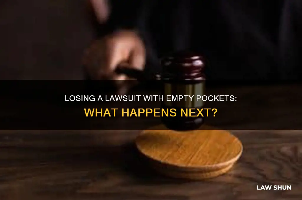 Losing A Lawsuit With Empty Pockets: What Happens Next? | LawShun