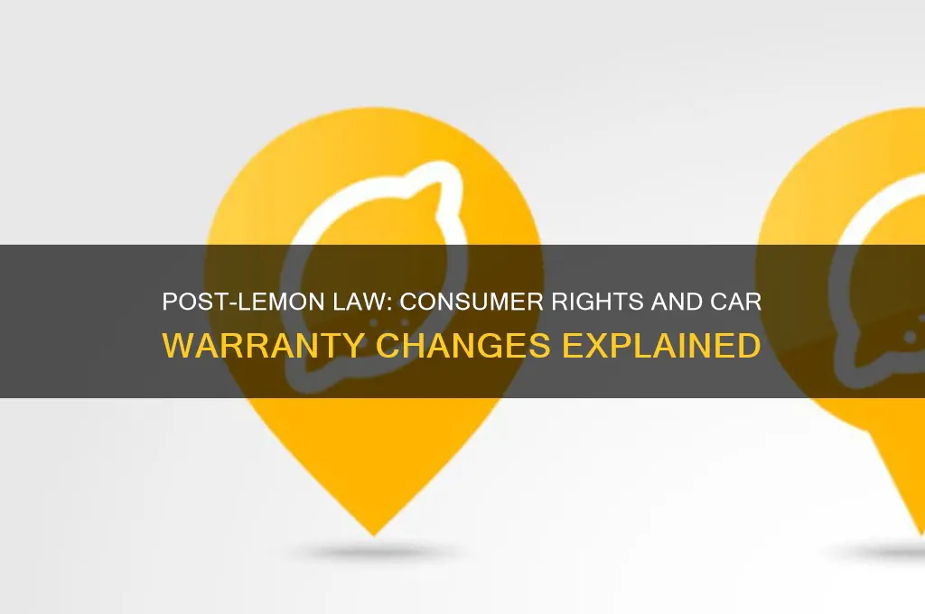 Post-Lemon Law: Consumer Rights And Car Warranty Changes Explained ...