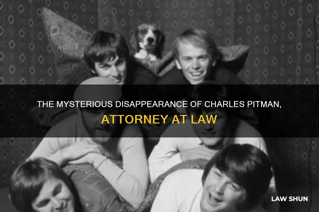 The Mysterious Disappearance Of Charles Pitman, Attorney At Law | LawShun