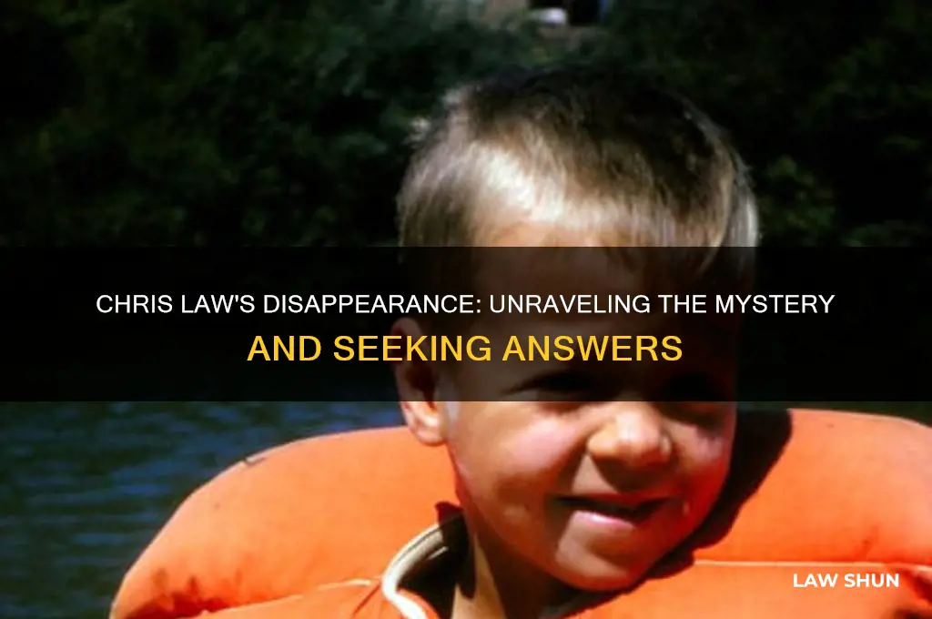 Chris Law's Disappearance: Unraveling The Mystery And Seeking Answers ...