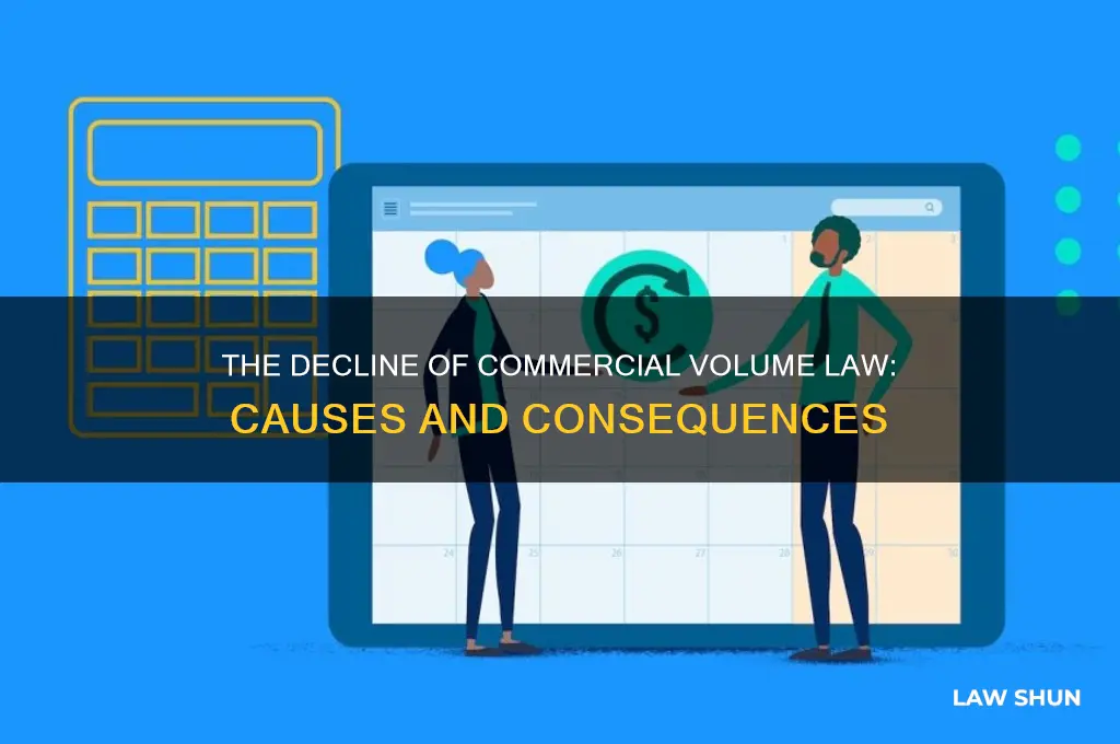 The Decline Of Commercial Volume Law: Causes And Consequences | LawShun