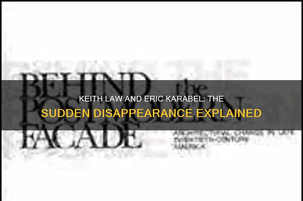 Keith Law And Eric Karabel: The Sudden Disappearance Explained | LawShun