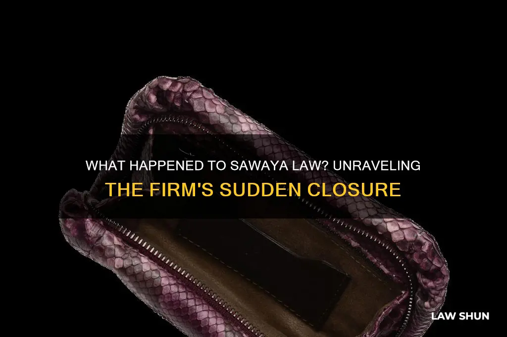 What Happened To Sawaya Law? Unraveling The Firm's Sudden Closure | LawShun