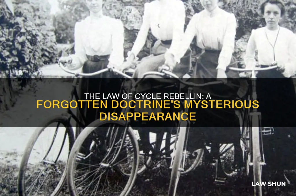 The Law Of Cycle Rebellin: A Forgotten Doctrine's Mysterious ...