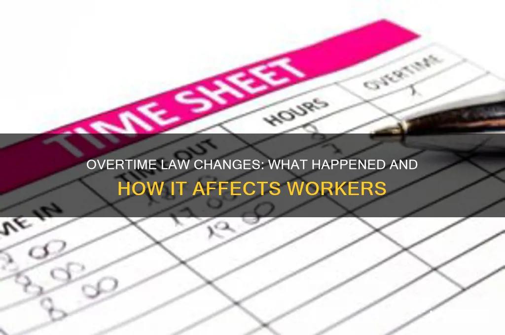 Overtime Law Changes: What Happened And How It Affects Workers | LawShun