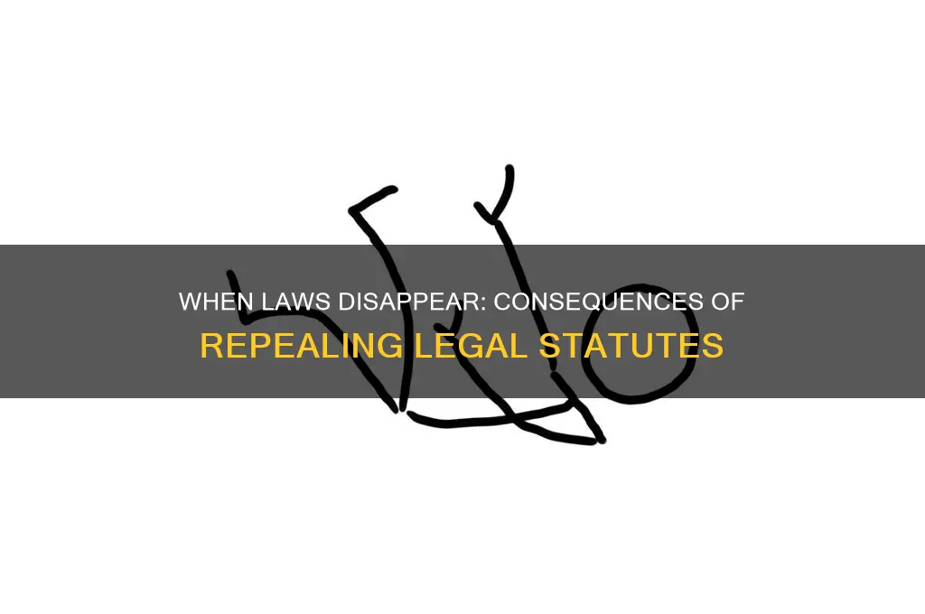 When Laws Disappear: Consequences Of Repealing Legal Statutes | LawShun