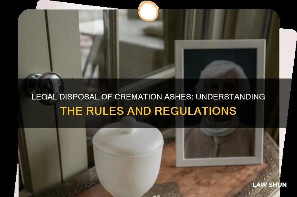 Legal Disposal Of Cremation Ashes: Understanding The Rules And ...