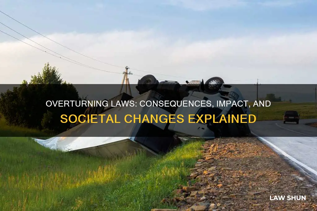 Overturning Laws: Consequences, Impact, And Societal Changes Explained ...
