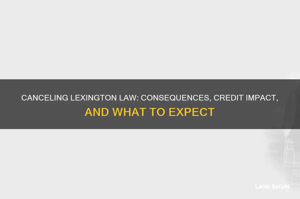 Canceling Lexington Law: Consequences, Credit Impact, And What To ...