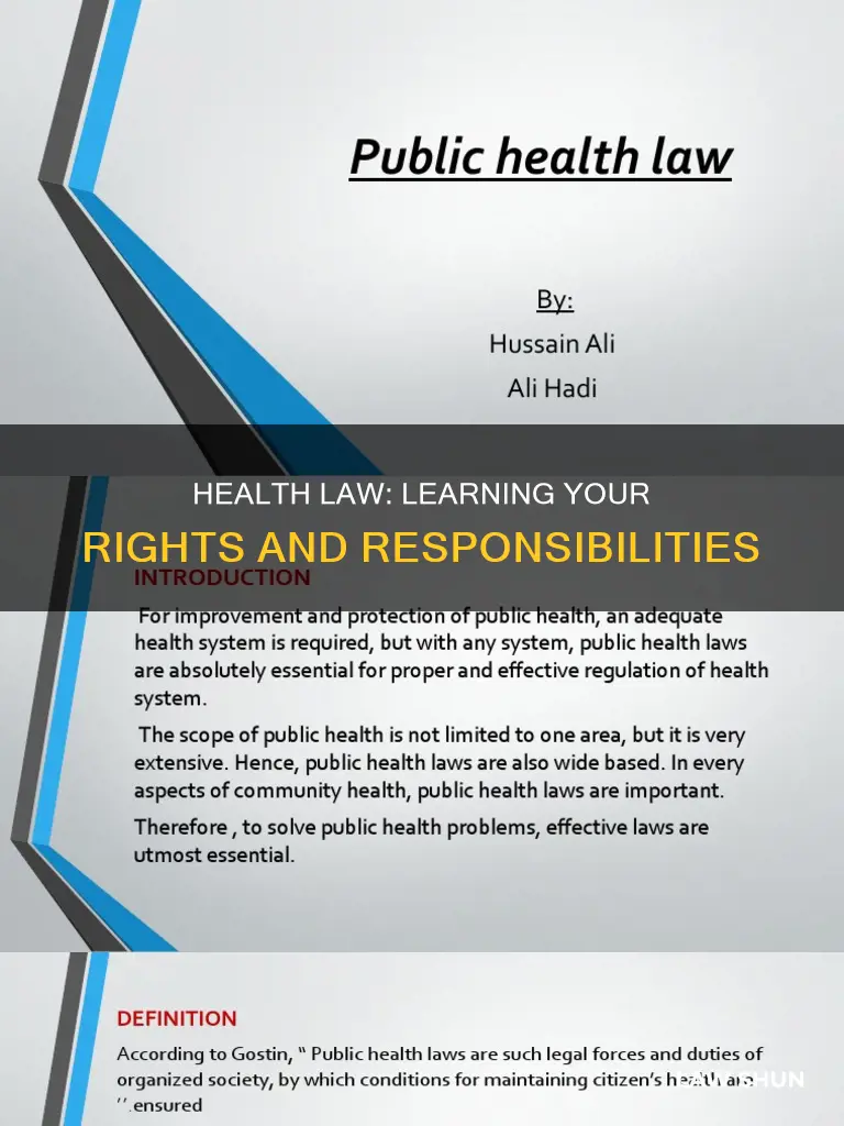 Health Law: Learning Your Rights And Responsibilities | LawShun