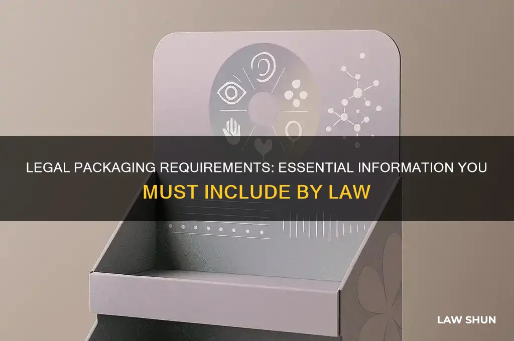 Legal Packaging Requirements: Essential Information You Must Include By ...