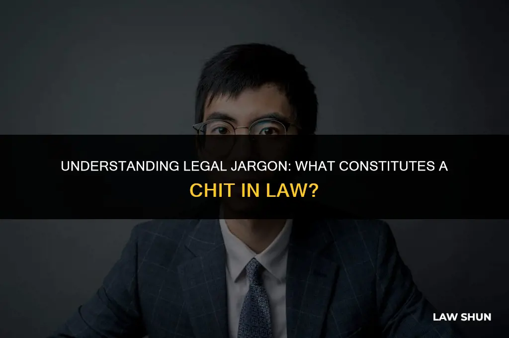 Understanding Legal Jargon: What Constitutes A Chit In Law? | LawShun