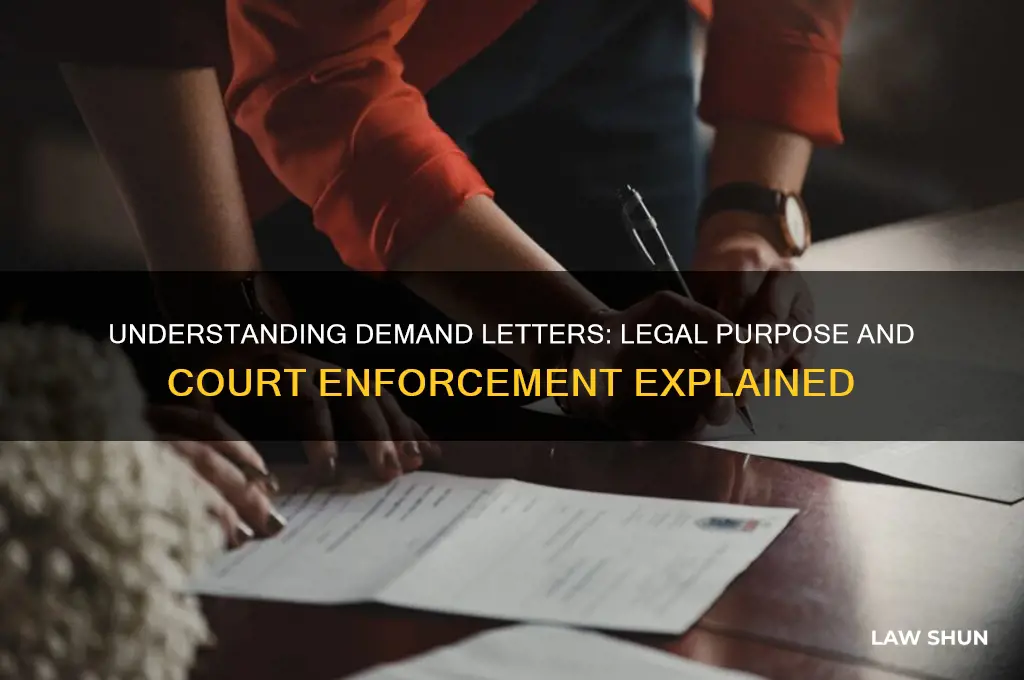 Understanding Demand Letters: Legal Purpose And Court Enforcement ...
