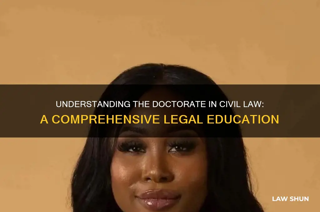 Understanding The Doctorate In Civil Law: A Comprehensive Legal ...