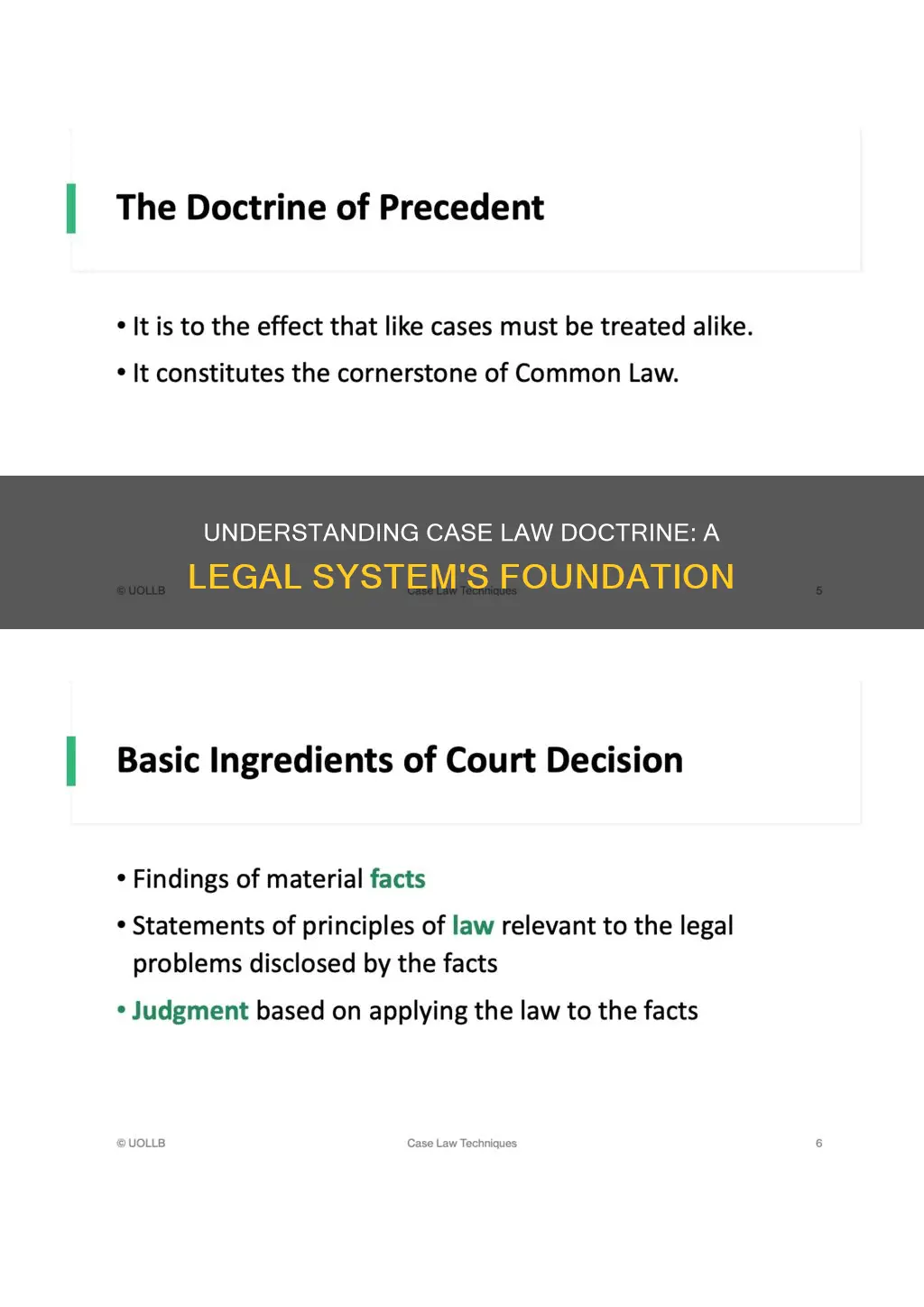 Understanding Case Law Doctrine: A Legal System's Foundation | LawShun