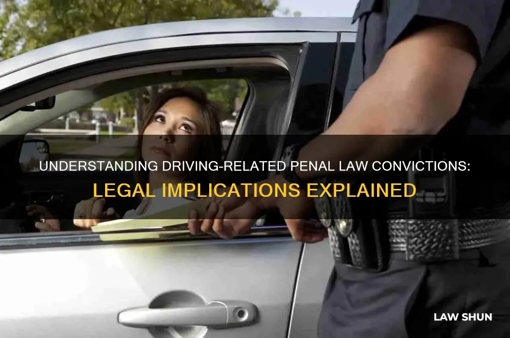 Understanding Driving-Related Penal Law Convictions: Legal Implications ...