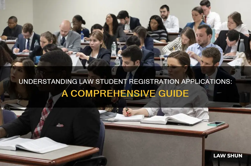 Understanding Law Student Registration Applications: A Comprehensive ...