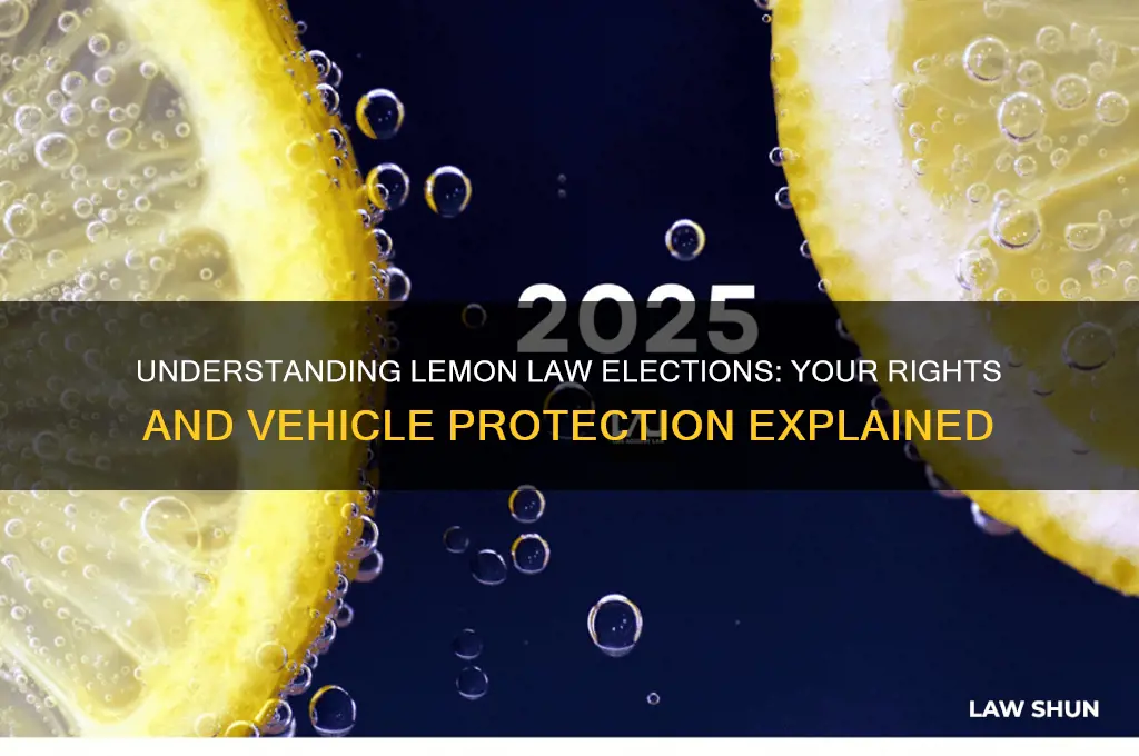 Understanding Lemon Law Elections: Your Rights And Vehicle Protection ...