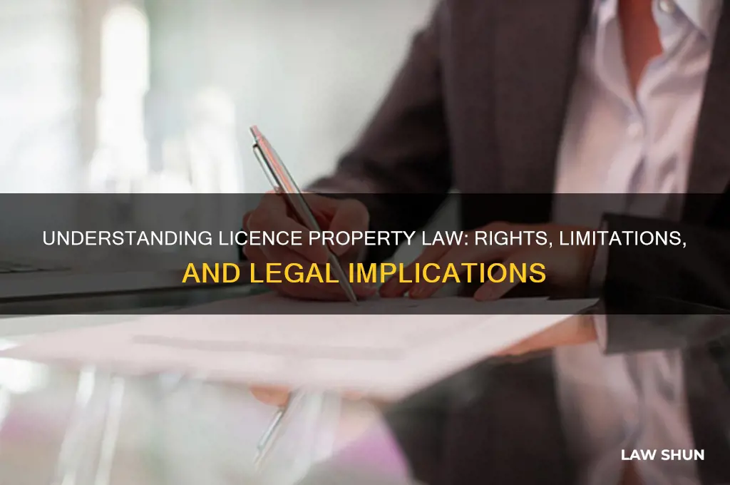 Understanding Licence Property Law: Rights, Limitations, And Legal ...