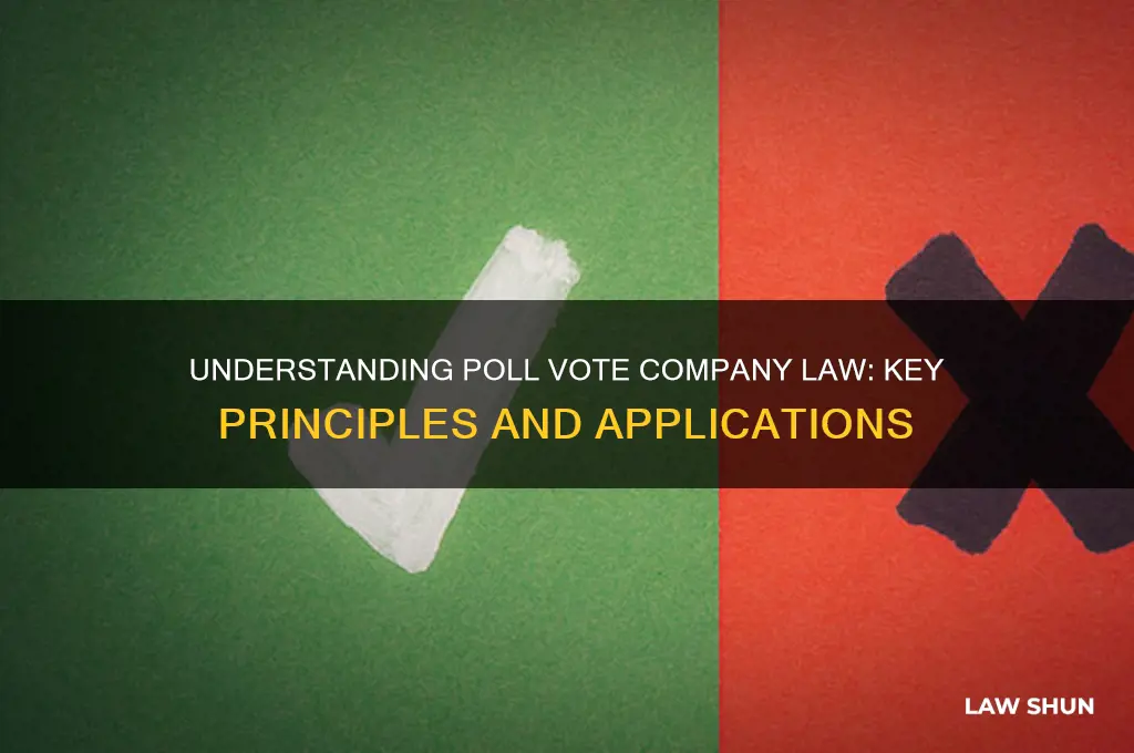 Understanding Poll Vote Company Law: Key Principles And Applications ...