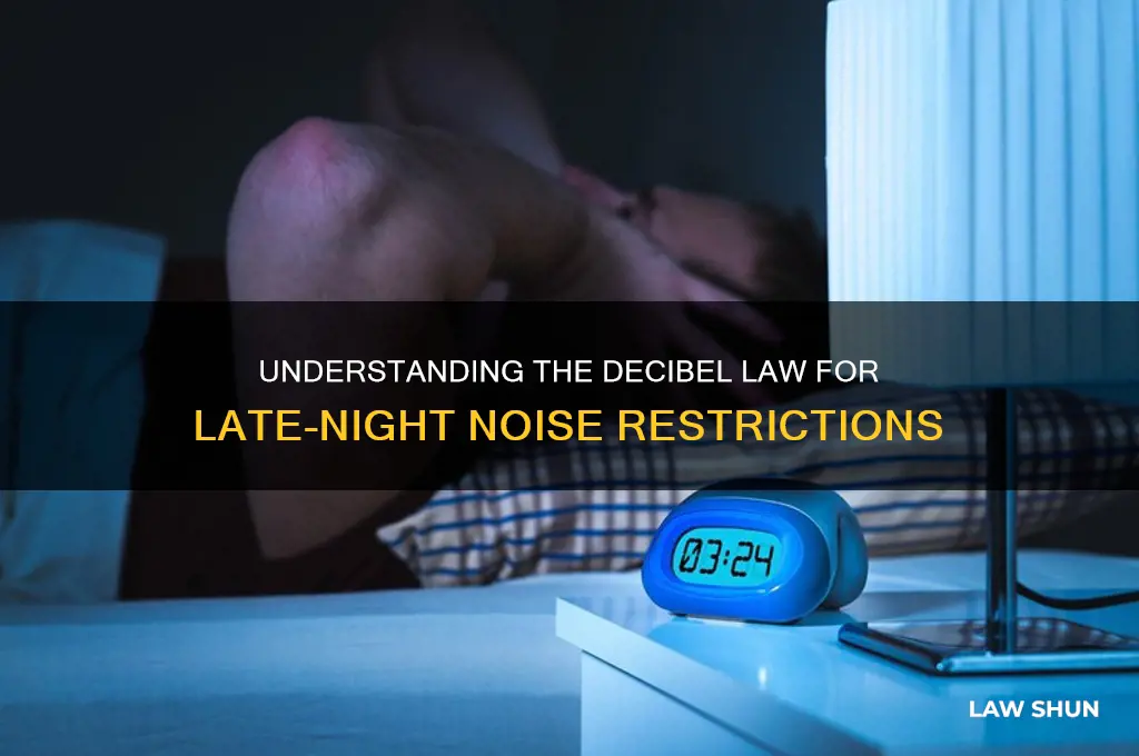 Understanding The Decibel Law For Late-Night Noise Restrictions | LawShun