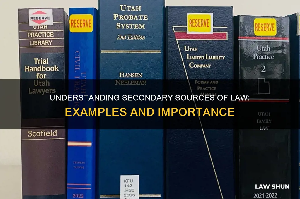 Understanding Secondary Sources Of Law: Examples And Importance | LawShun