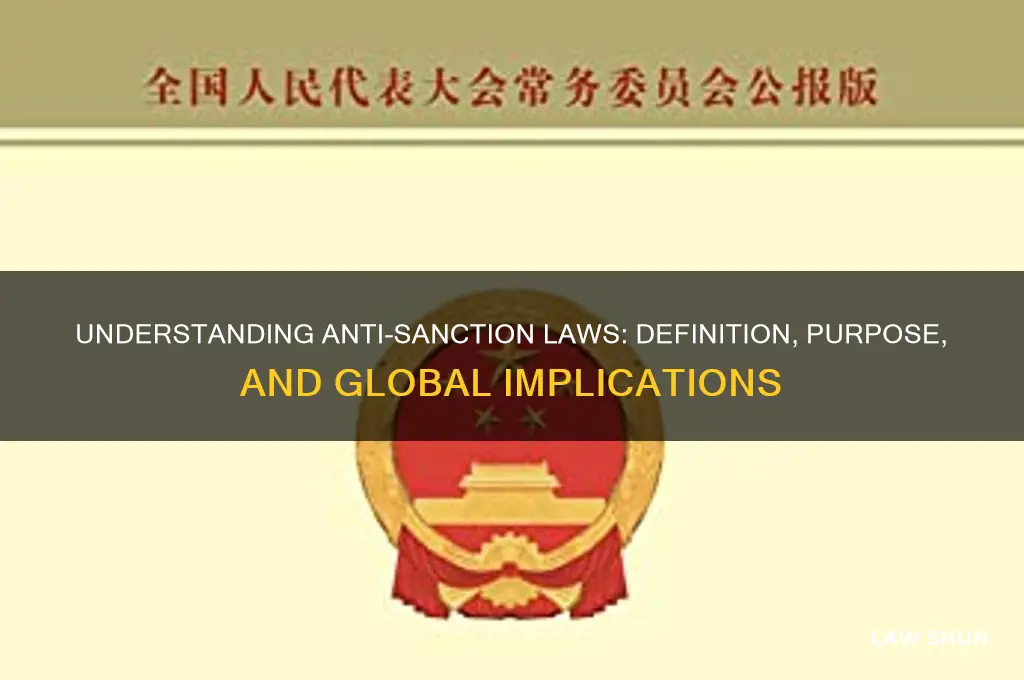 Understanding Anti-Sanction Laws: Definition, Purpose, And Global ...
