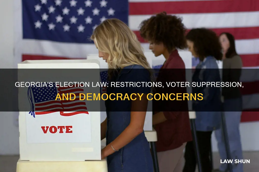 Georgia's Election Law: Restrictions, Voter Suppression, And Democracy ...