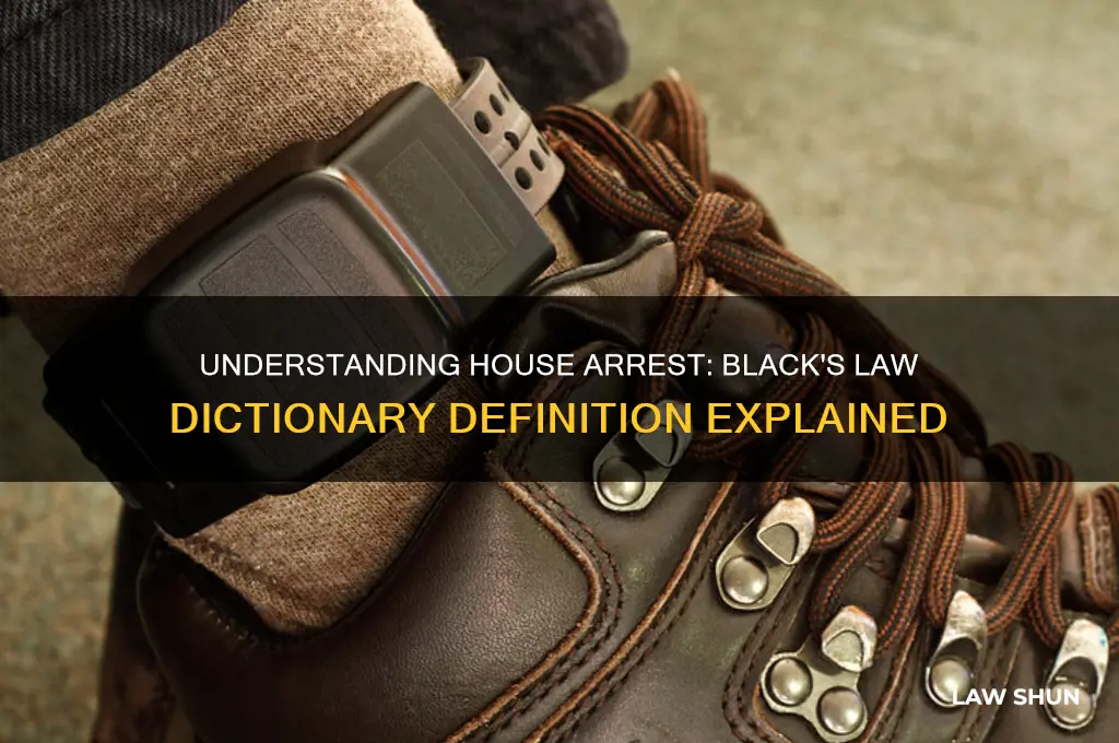 Understanding House Arrest: Black's Law Dictionary Definition Explained ...