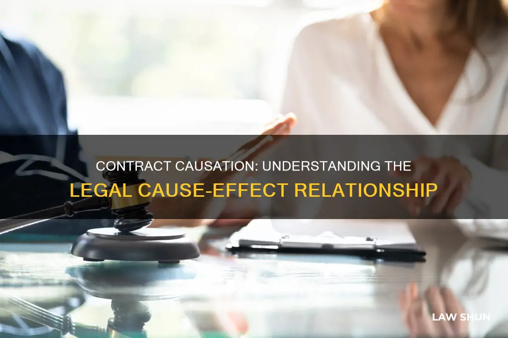 Contract Causation: Understanding The Legal Cause-Effect Relationship ...