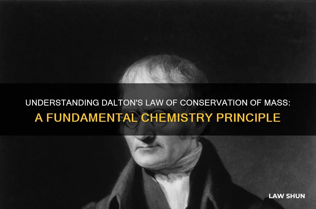 Understanding Dalton's Law Of Conservation Of Mass: A Fundamental ...
