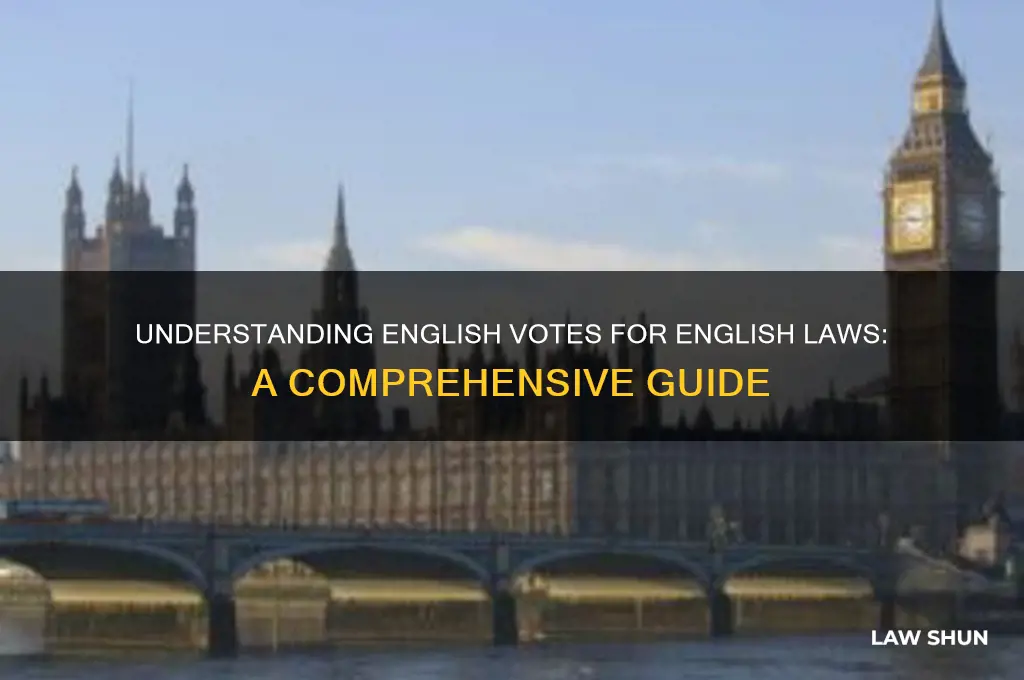 Understanding English Votes For English Laws: A Comprehensive Guide ...