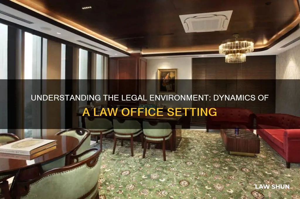 Understanding The Legal Environment: Dynamics Of A Law Office Setting ...