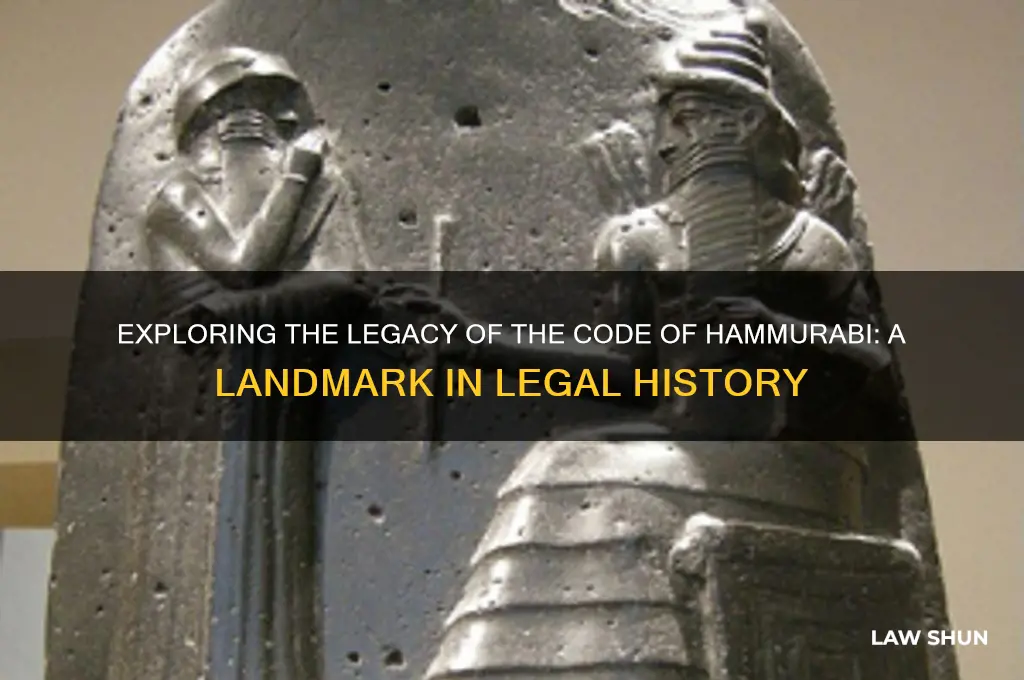 Exploring The Legacy Of The Code Of Hammurabi: A Landmark In Legal ...