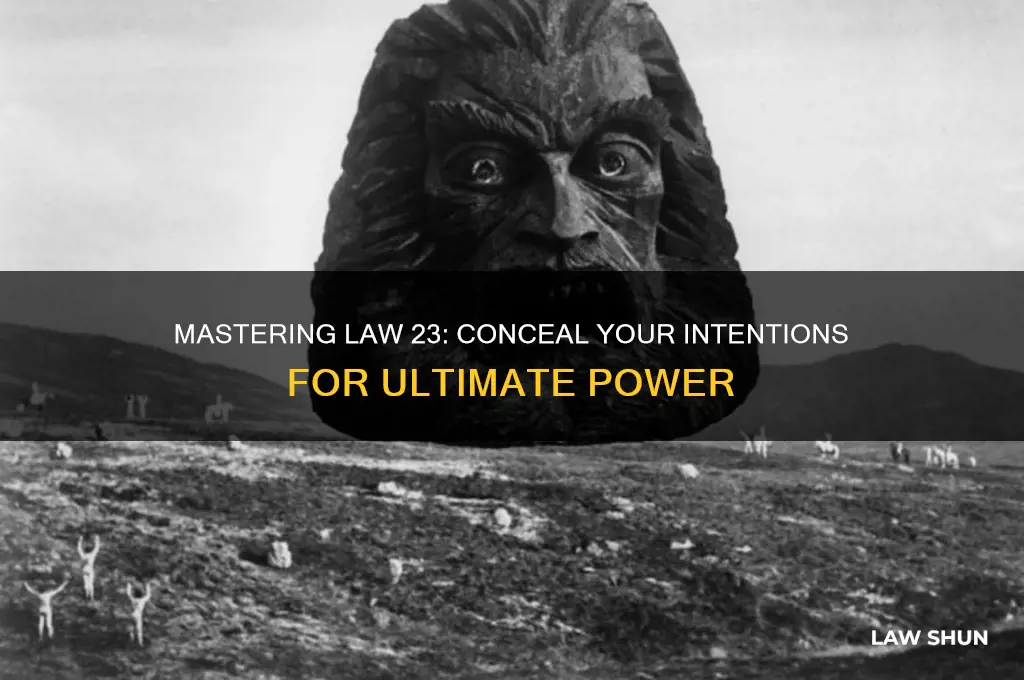 Mastering Law 23: Conceal Your Intentions For Ultimate Power | LawShun