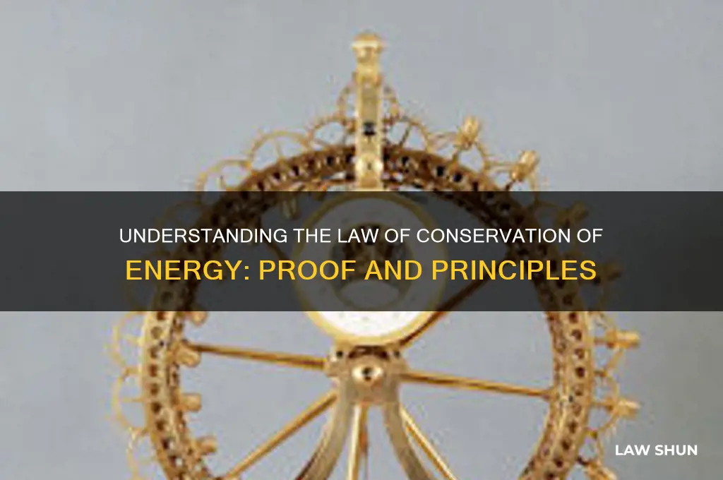 Understanding The Law Of Conservation Of Energy: Proof And Principles ...