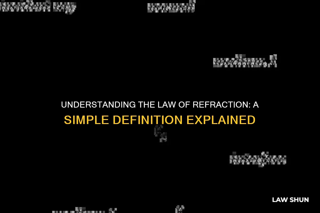 Understanding The Law Of Refraction: A Simple Definition Explained ...