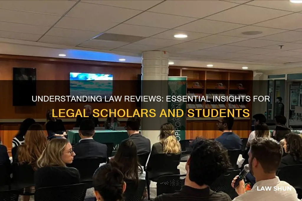 Understanding Law Reviews: Essential Insights For Legal Scholars And ...