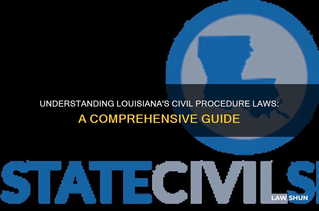 Understanding Louisiana's Civil Procedure Laws: A Comprehensive Guide ...