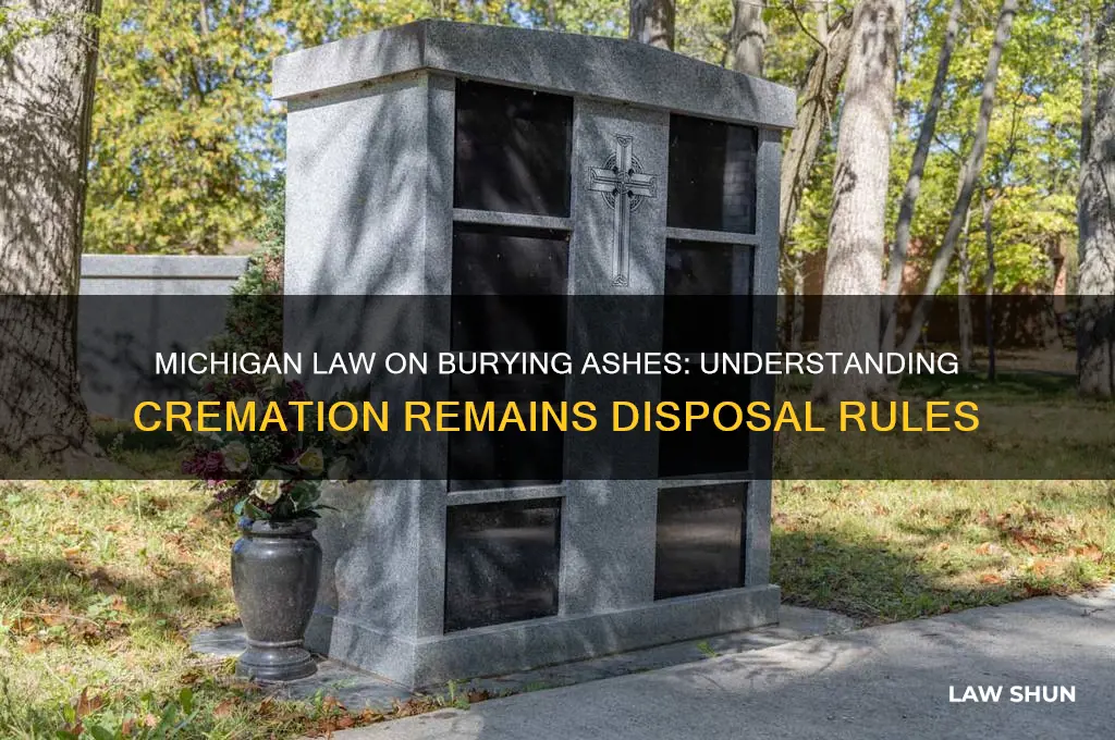 Michigan Law On Burying Ashes: Understanding Cremation Remains Disposal ...